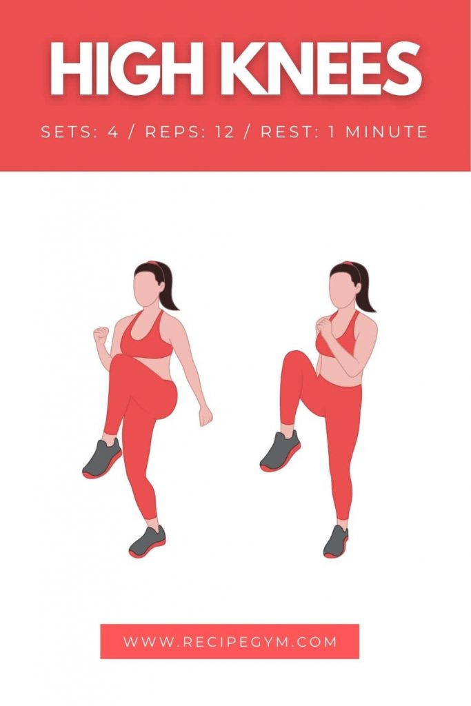 20 Minute Workout for Beginners without Equipment - Recipe Gym